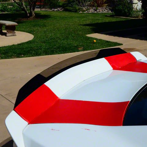 Camaro X-Wing Wicker Bill; Dark Tint (10-15 Camaro w/ X-Wing Spoiler ...