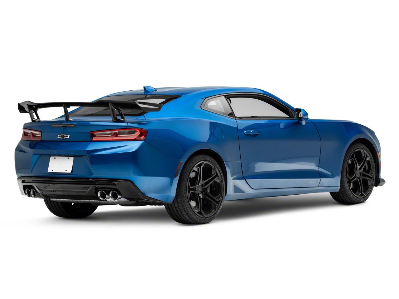 Camaro ZL1 1LE Style Rear Wing Spoiler; Glossy Black (16-24 Camaro w/o ...