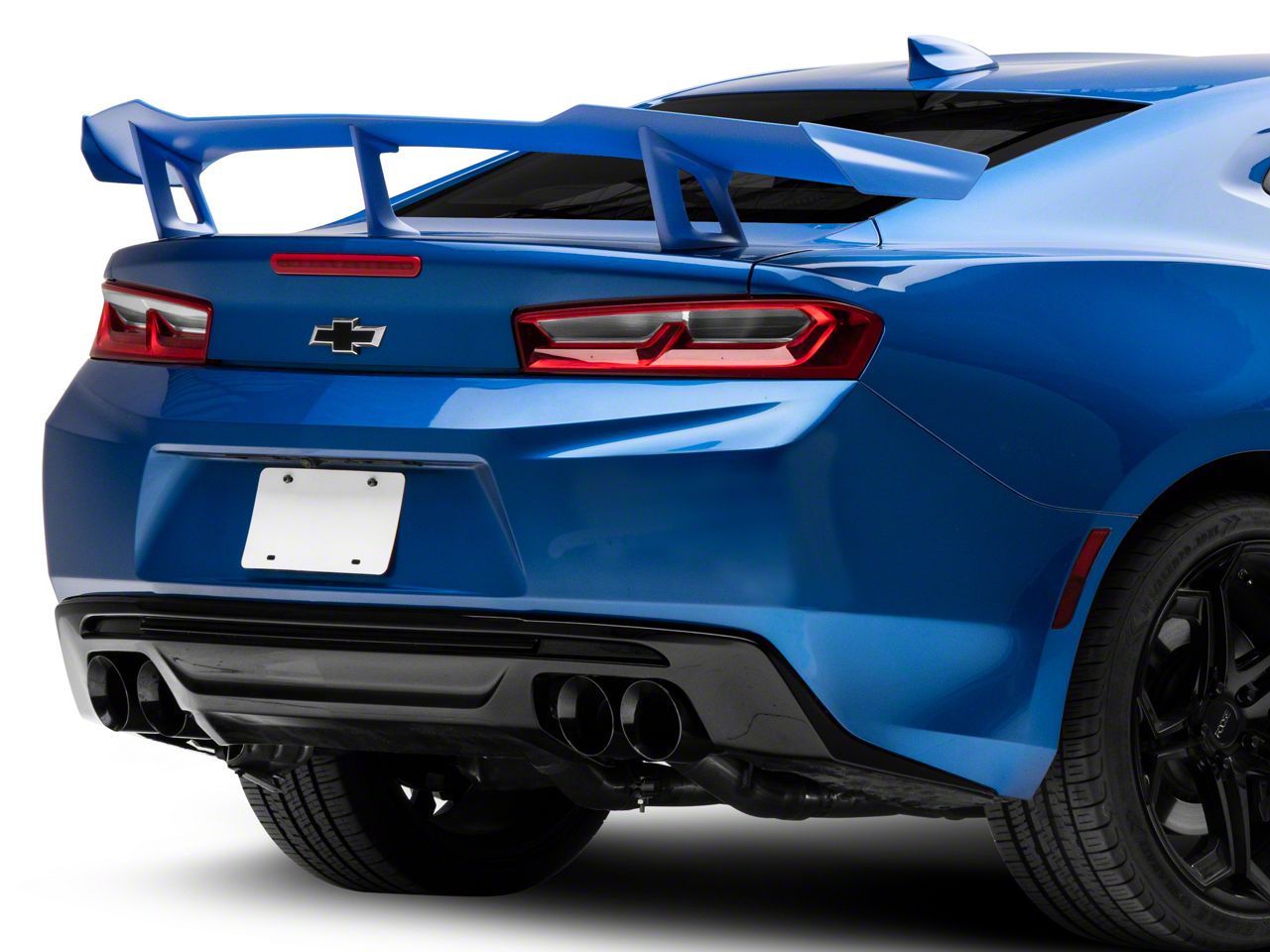 Camaro ZL1 1LE Style Rear Wing Spoiler; Primer Black (16-24 Camaro w/o ...
