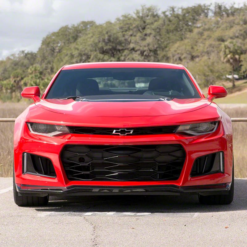 Camaro ZL1 Style Conversion Front Bumper; Unpainted (19-24 Camaro LS ...