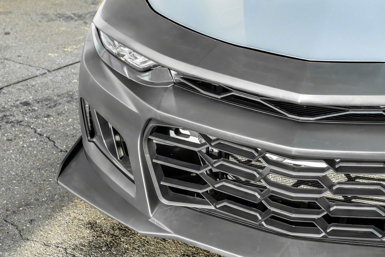 Camaro ZL1 Style Conversion Front Bumper; Unpainted (19-24 Camaro SS w ...