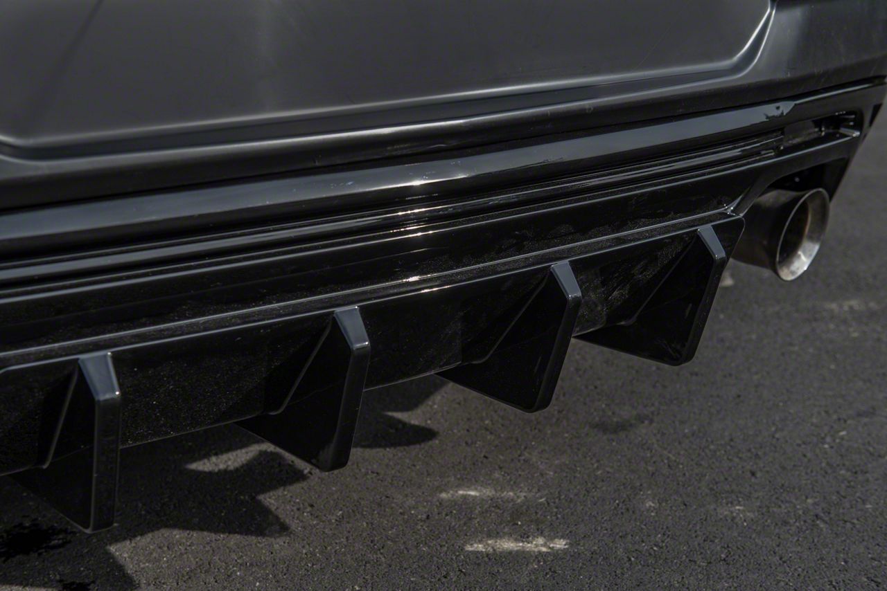 Camaro ZL1 Style Rear Bumper with Track Style Quad Tip Rear Diffuser ...