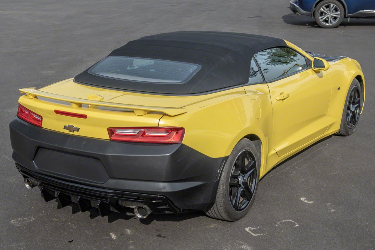 Camaro ZL1 Style Rear Bumper with Track Style Quad Tip Rear Diffuser ...