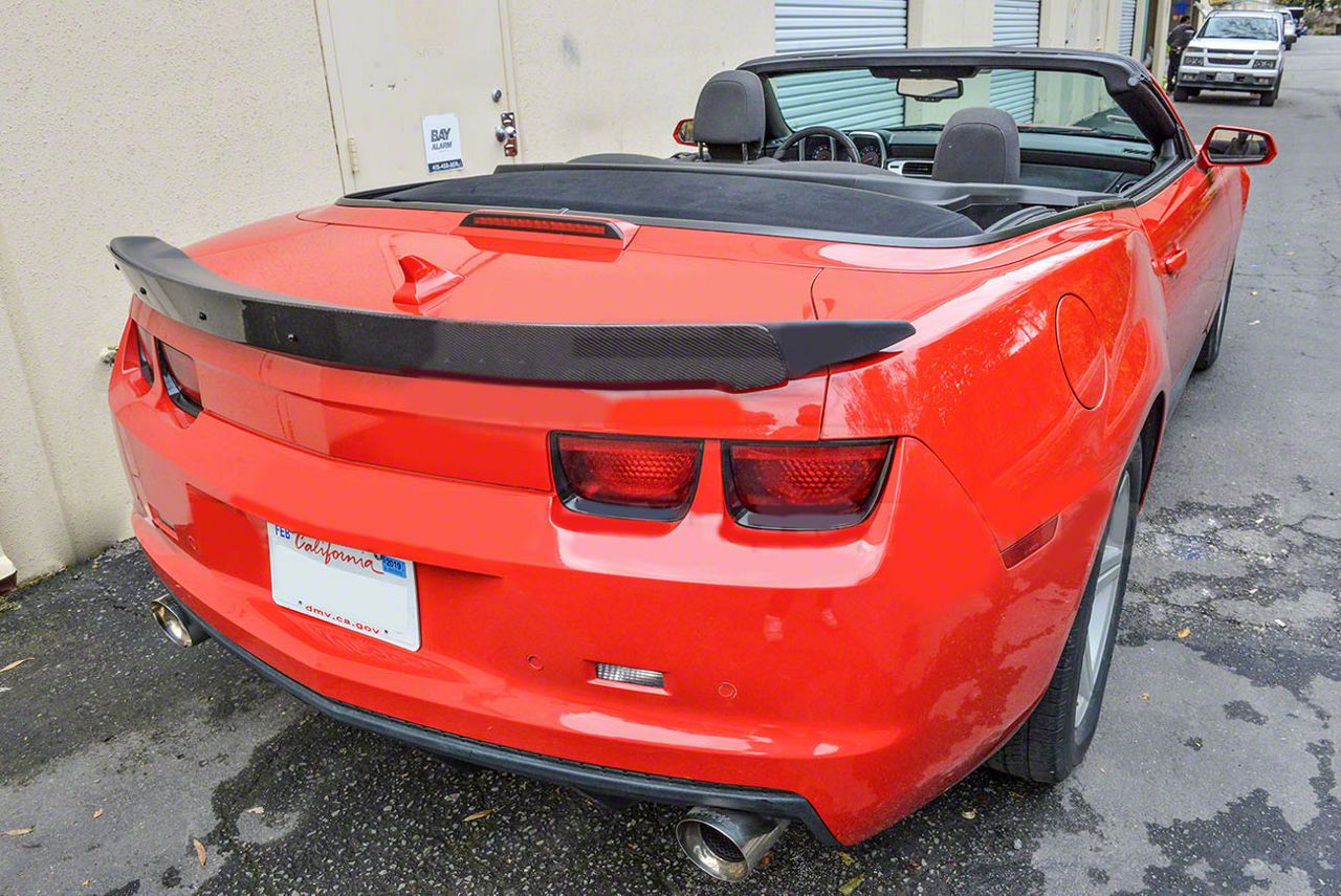 Camaro ZL1 Style Rear Spoiler with Carbon FiberWickerbill Insert ...