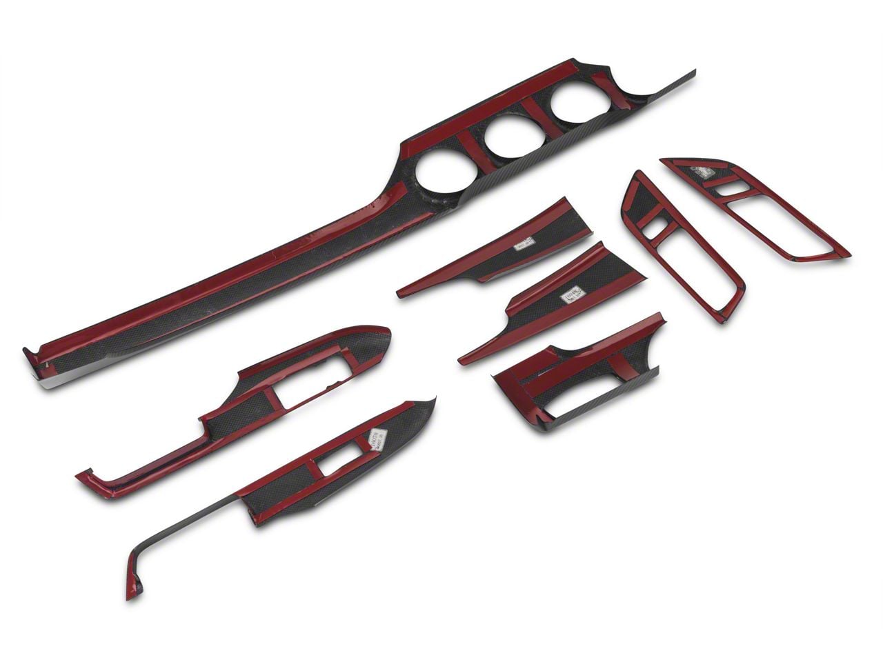 MMD Mustang Interior Trim; Carbon Fiber 402234 (15-23 Mustang GT ...