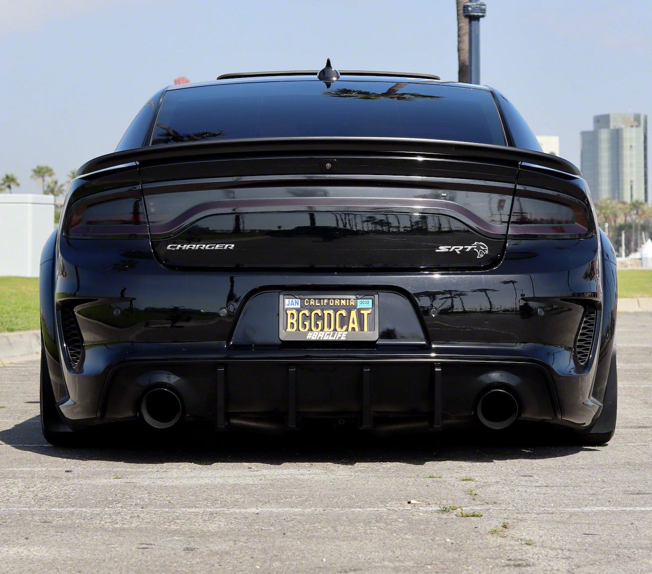 Carven Exhaust Charger 5-Inch Ceramic Black Direct Fit Exhaust Tips ...