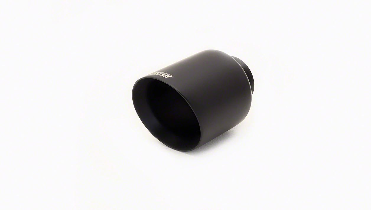 Carven Exhaust Charger 5-Inch Ceramic Black Direct Fit Exhaust Tips ...