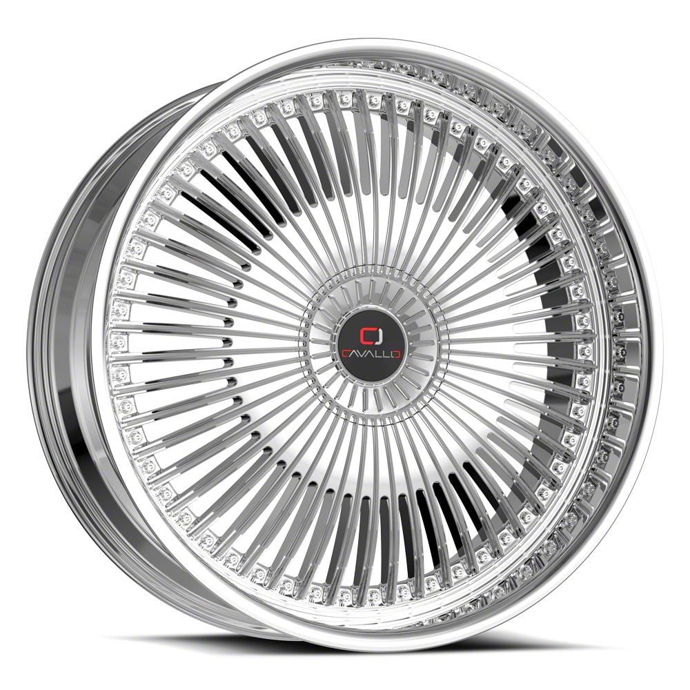 Cavallo Camaro CLV-41 Nano Chrome Wheel; 20x8.5; 35mm Offset CLV ...