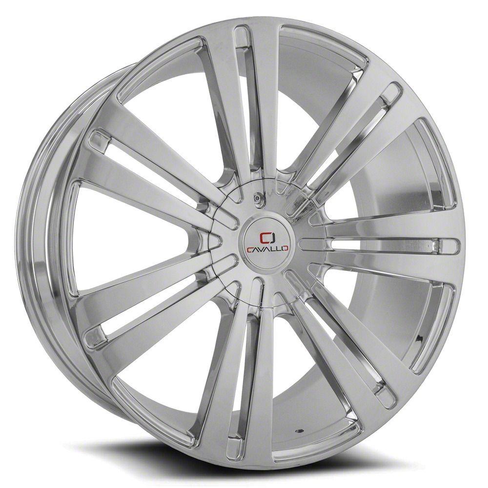 Cavallo Mustang CLV-16 Chrome Wheel; 22x8.5; 38mm Offset CLV ...
