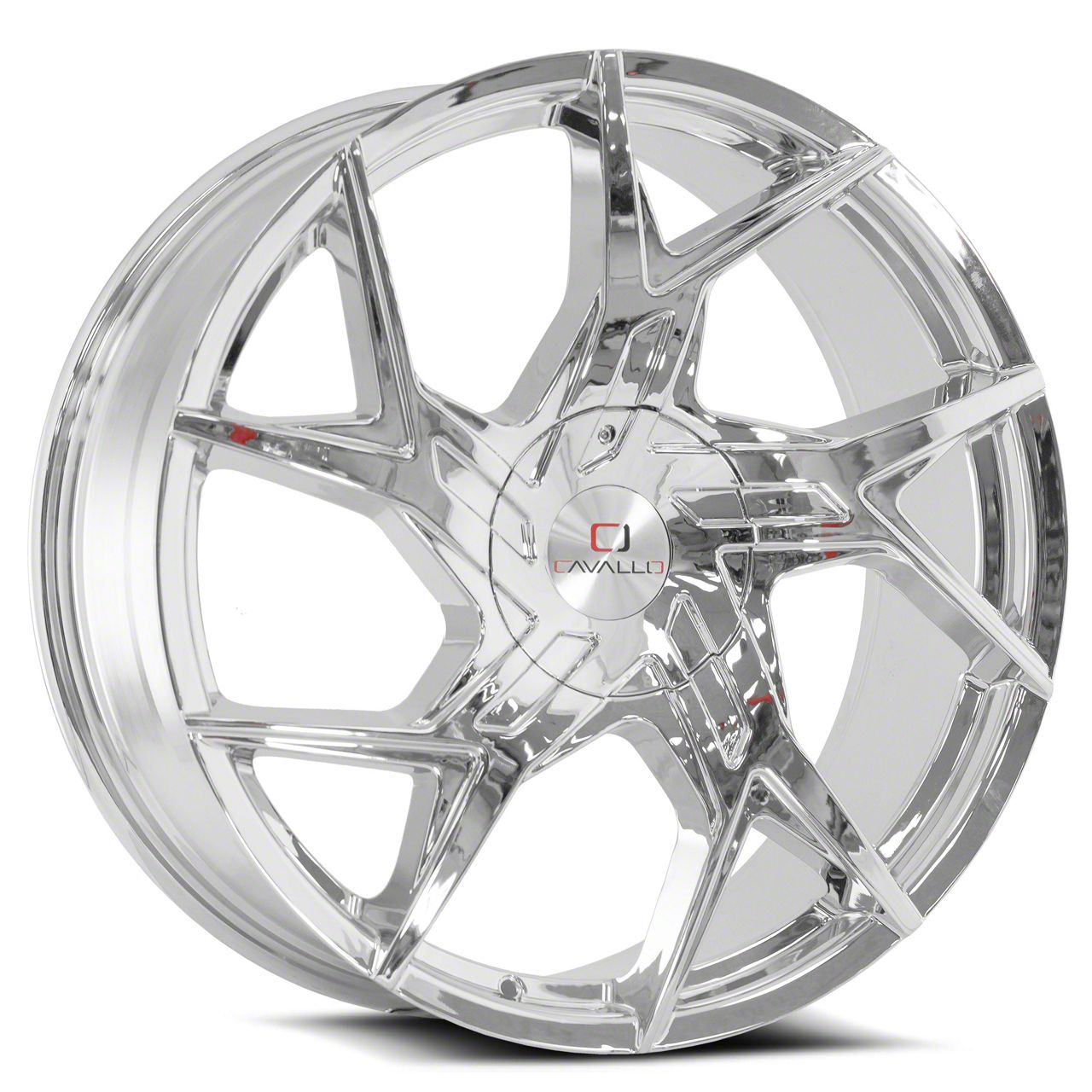 Cavallo Mustang CLV-26 Chrome Wheel; 20x8.5; 35mm Offset CLV ...
