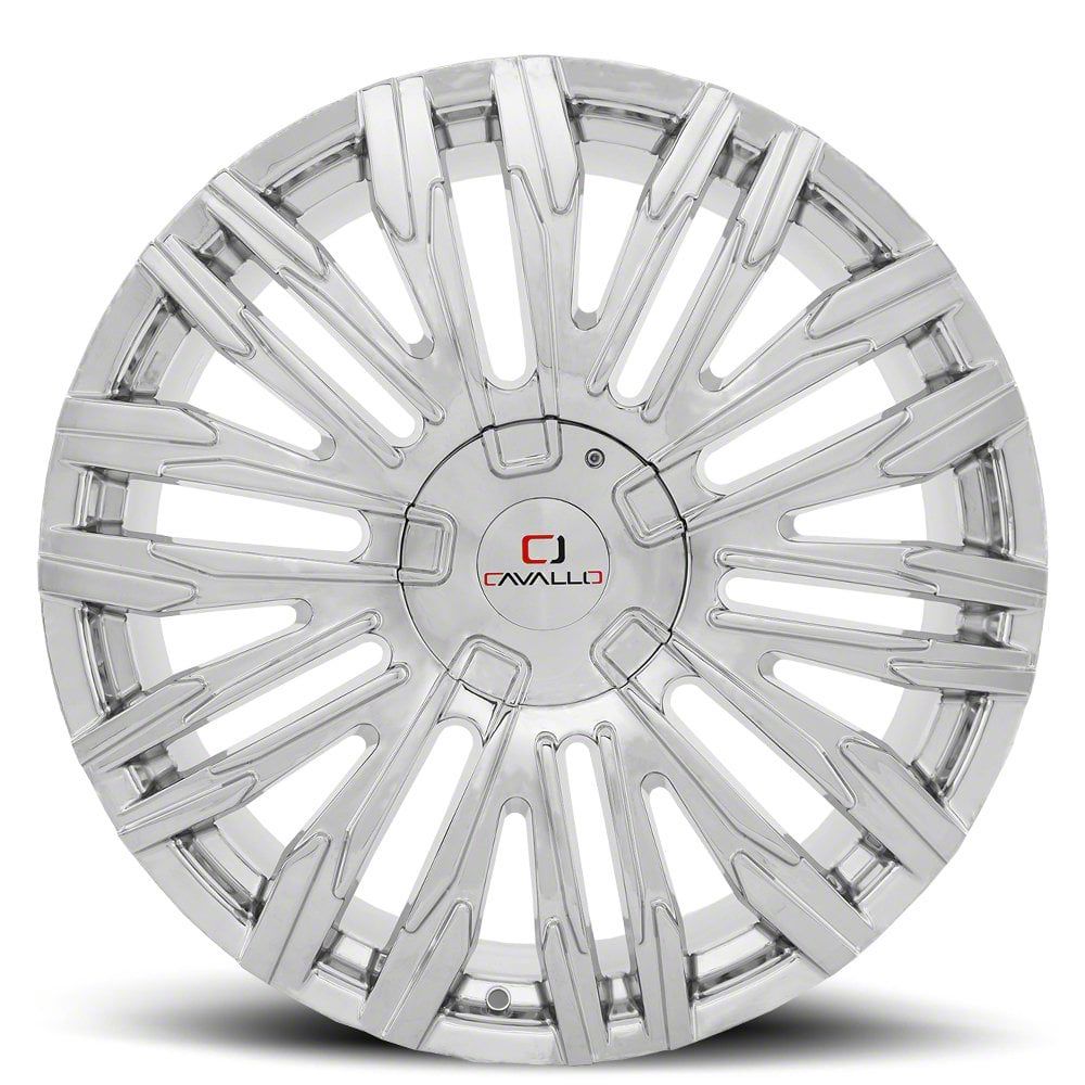 Cavallo Mustang CLV-28 Chrome Wheel; 20x8.5; 35mm Offset CLV ...