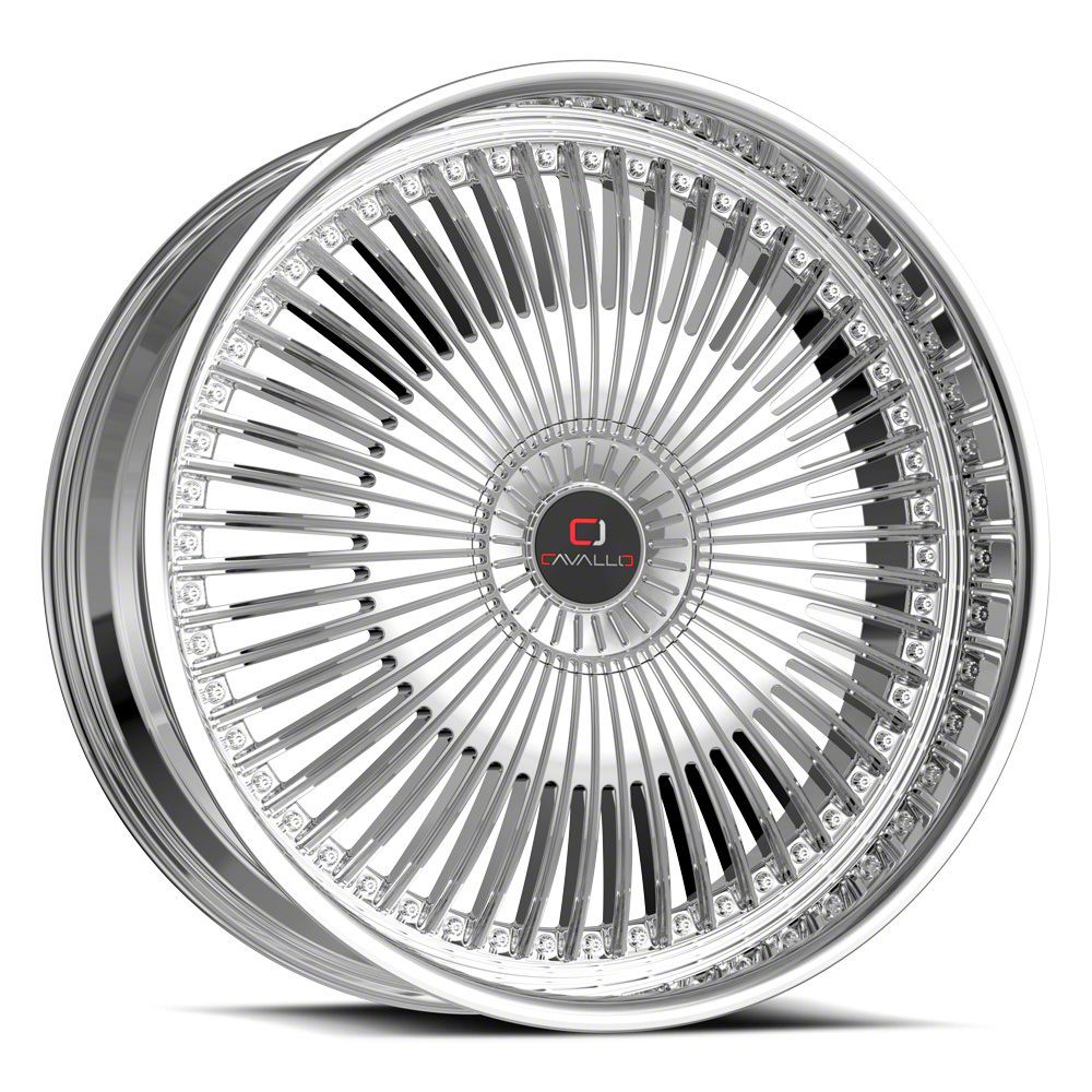 Cavallo Mustang CLV-41 Chrome Wheel; 22x8.5; 38mm Offset CLV ...