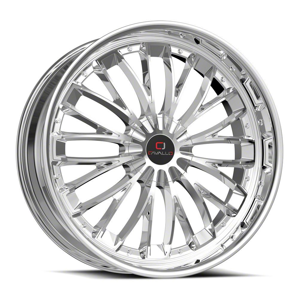 Cavallo Mustang CLV-42 Nano Chrome Wheel; 20x8.5; 35mm Offset CLV ...