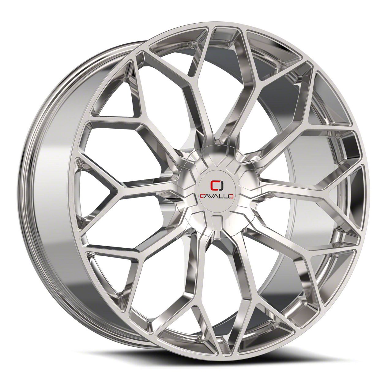 Cavallo Mustang CLV-44 Nano Chrome Wheel; 18x8; 35mm Offset CLV ...