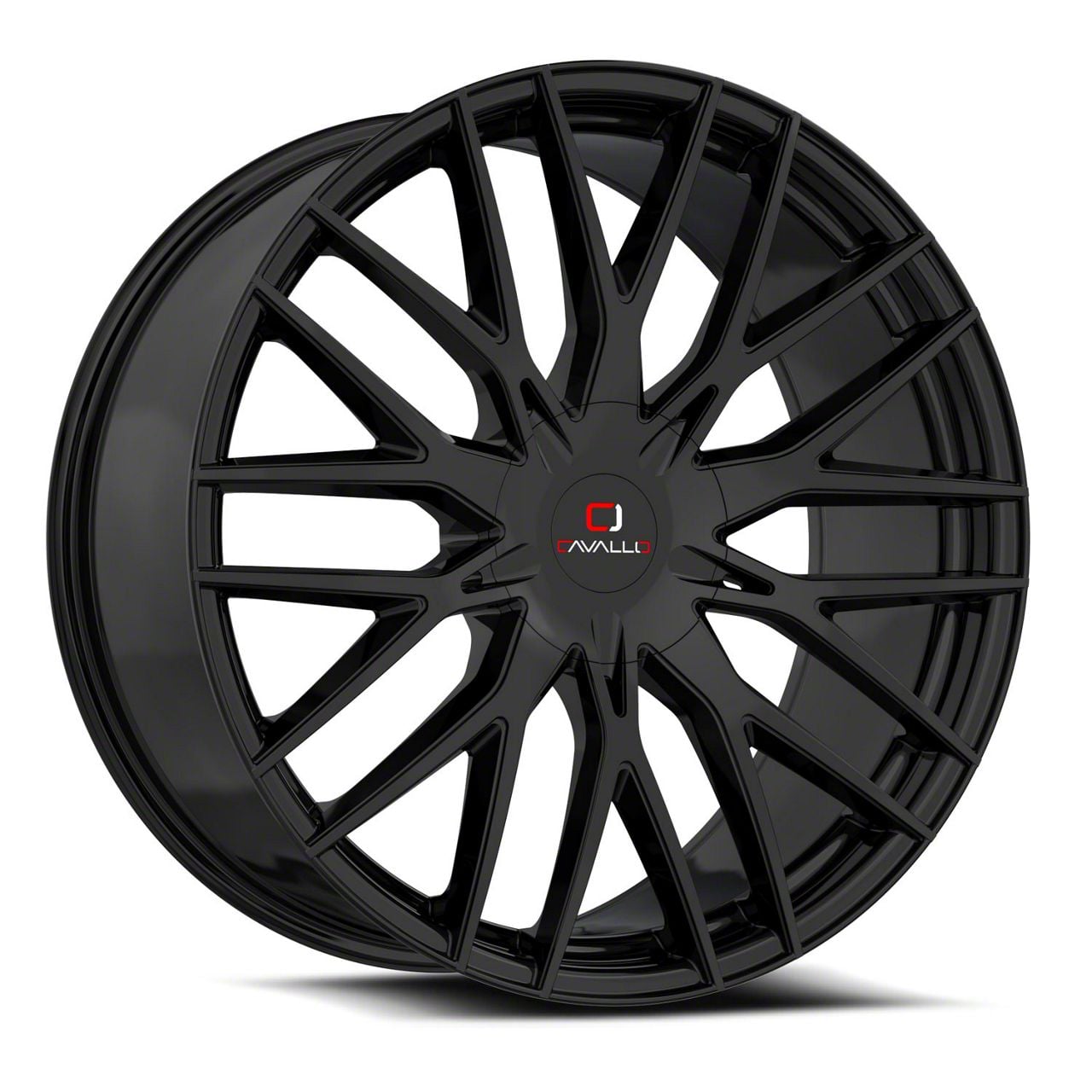 Cavallo Mustang CLV-45 Gloss Black Wheel; 20x8.5; 35mm Offset CLV ...
