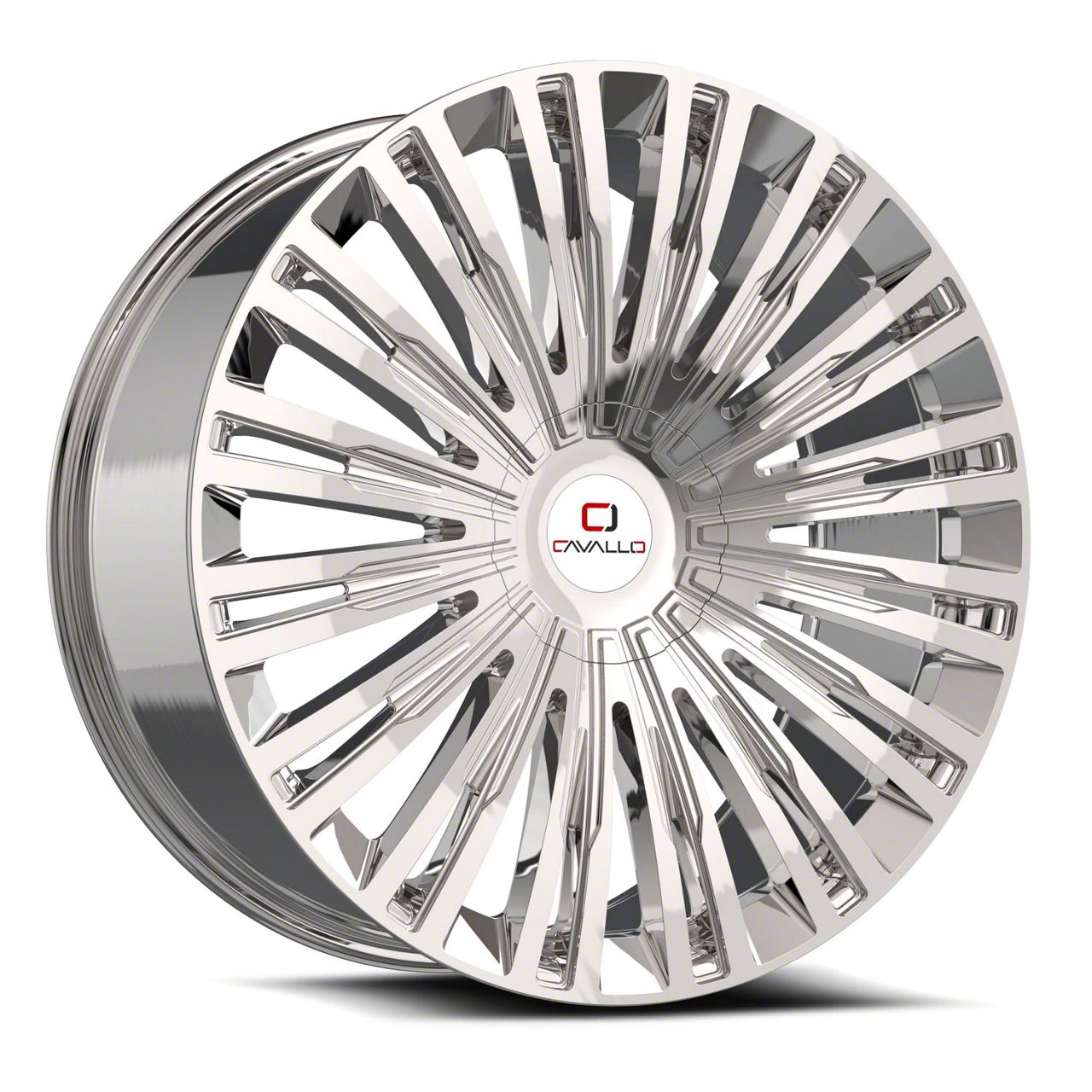 Cavallo Mustang CLV-48 Chrome Wheel; 20x8.5; 35mm Offset CLV ...