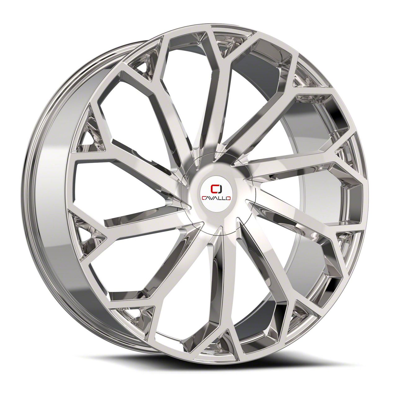 Cavallo Mustang CLV-51 Chrome Wheel; 22x8.5; 38mm Offset CLV ...
