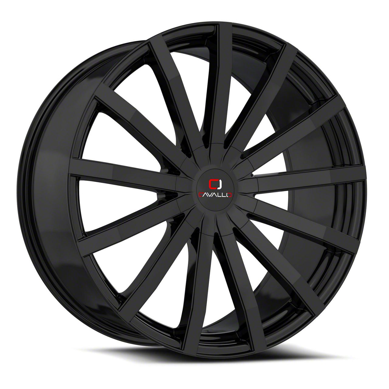 Cavallo Mustang CLV-52 Gloss Black Wheel; 20x8.5; 35mm Offset CLV ...