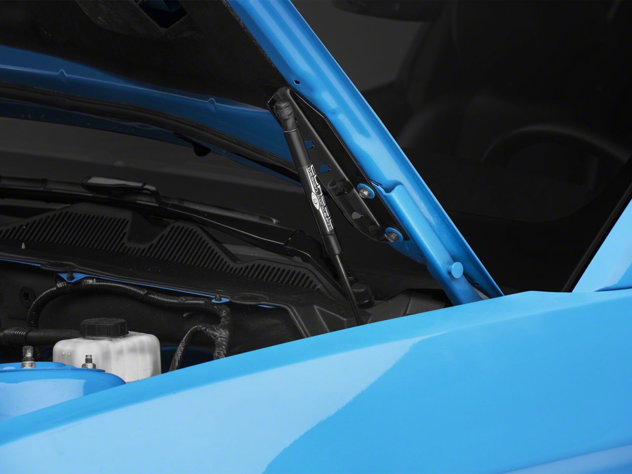 Mustang Hood Struts; Black (05-14 Mustang) - Free Shipping