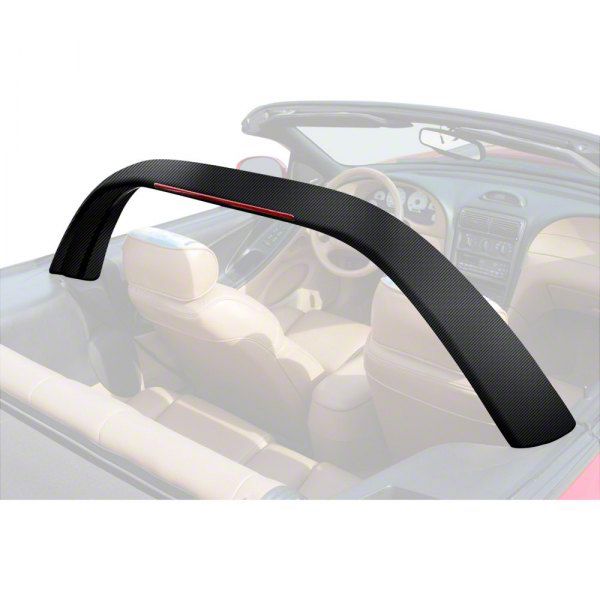 CDC Mustang Classic Light Bar with Brake Light; Carbon Fiber 1511-7005 ...