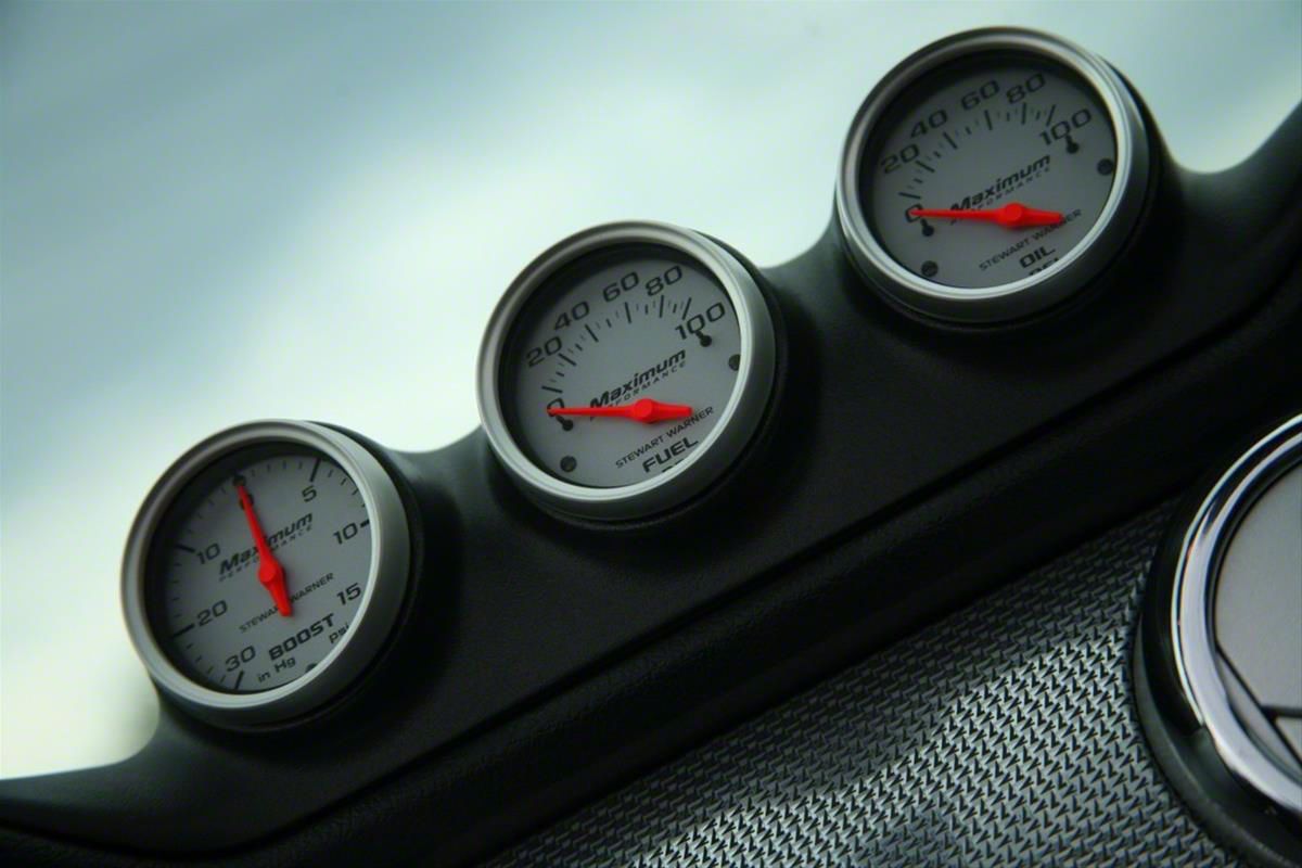 CDC Mustang Dash Gauge Pod; Unpainted 110140 (05-09 Mustang) - Free ...