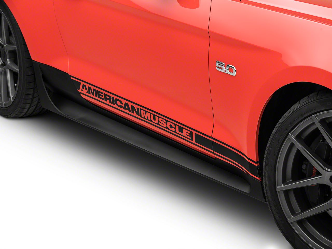 Mustang Outlaw Rocker Side Skirts (15-23 Mustang GT, EcoBoost, V6 ...