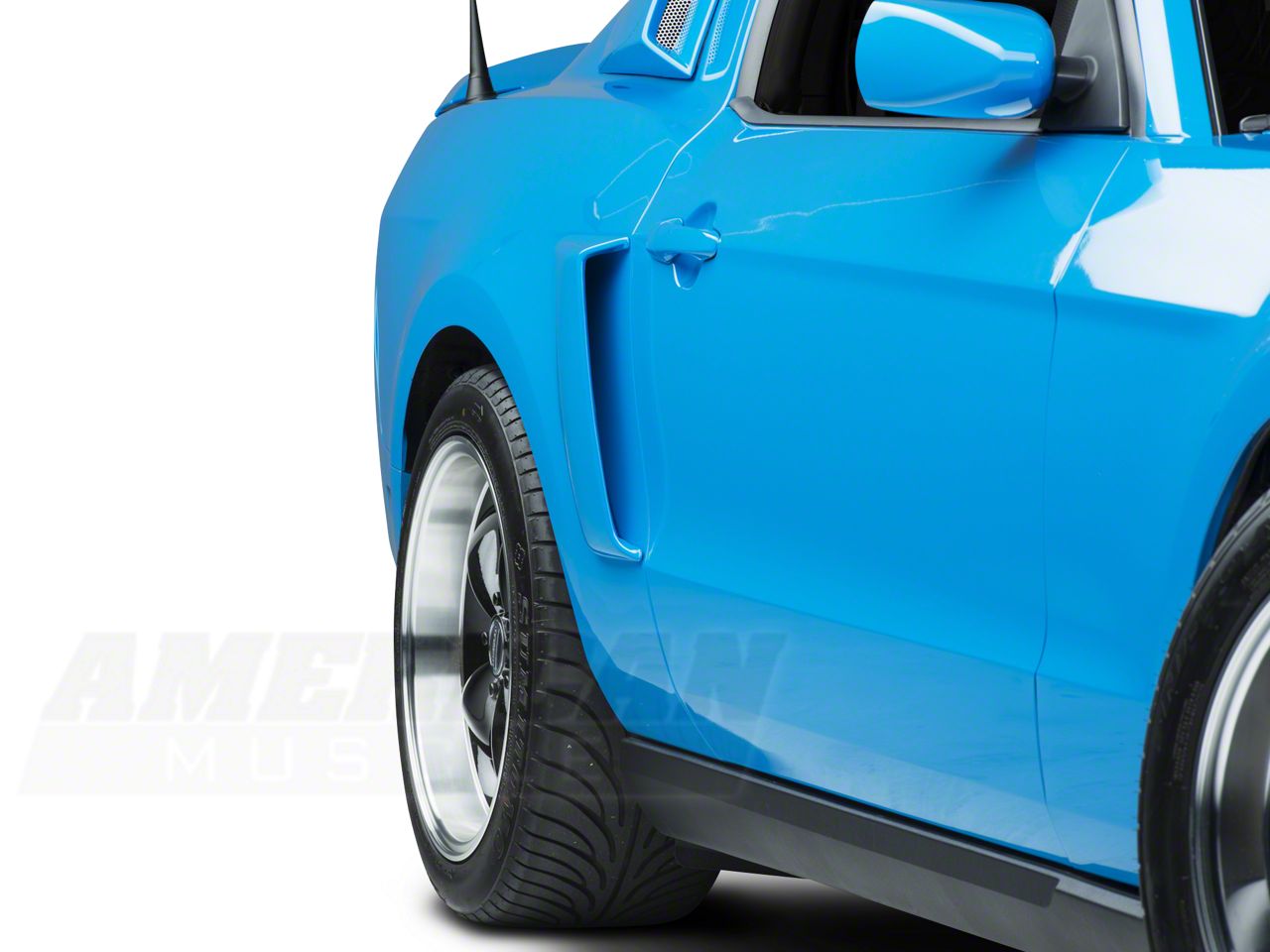 Cervini's Mustang Side Scoops; Unpainted 4388 (10-14 Mustang) - Free ...