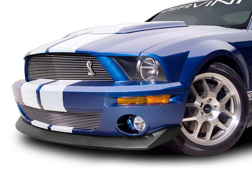 Cervini's Mustang B2 Chin Spoiler; Unpainted 4369 (07-09 Mustang GT500 ...
