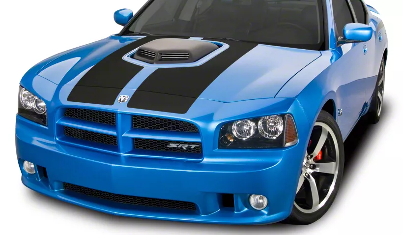 Cervini's Charger Shaker Hood Kit with Matte Black Scoop 8055 (06-10 ...