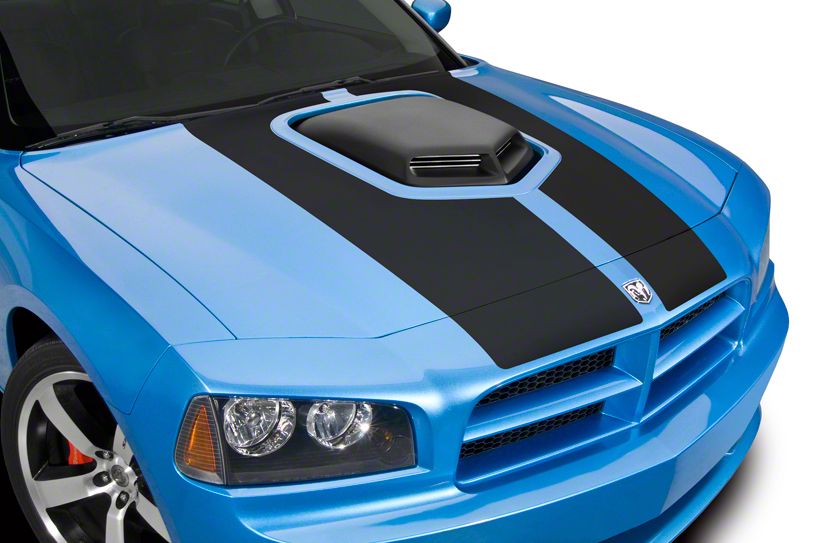 Cervini's Charger Shaker Hood Kit with Matte Black Scoop 8055 (06-10 ...