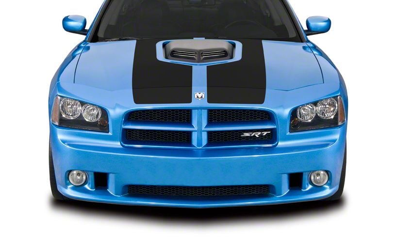 Cervini's Charger Shaker Hood Kit with Matte Black Scoop 8055 (06-10 ...