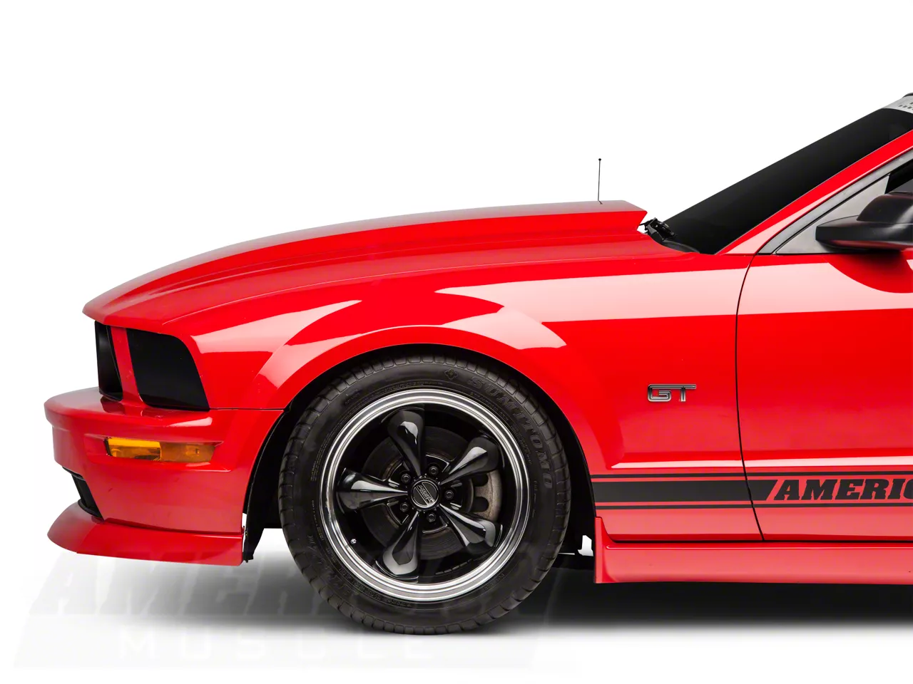 Cervini's Mustang Cobra R Style Hood; Unpainted 1207 (05-09 Mustang GT ...