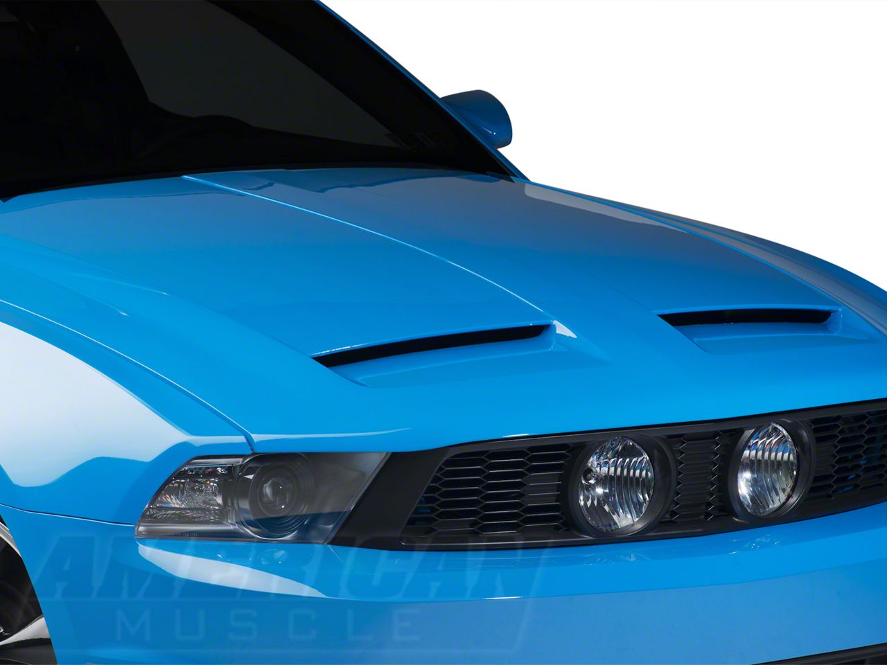 Cervini's Mustang Concept Hood; Unpainted 1200 (10-12 Mustang GT, V6 ...