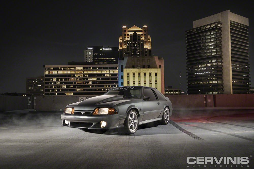 Cervini's Mustang Stalker/Cobra Conversion Body Kit; Unpainted 9012 (87 ...