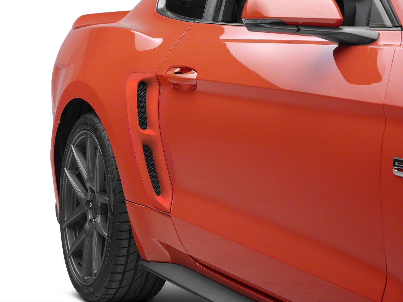 Cervini's Mustang Stalker Side Scoops; Unpainted 4450 (15-23 Mustang ...