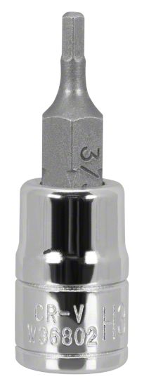 Challenger 1/4-Inch Drive Socket; Standard; Hex Bit