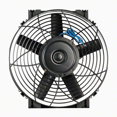Challenger 14-Inch Slimline Thermatic Electric Fan; 24-Volt (Universal ...