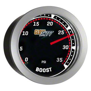 Challenger 35 PSI Boost Gauge; Tinted (Universal; Some Adaptation May ...