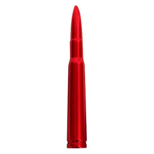 Challenger 50 Cal Bullet Antenna; 5-Inch; Red (Universal; Some ...