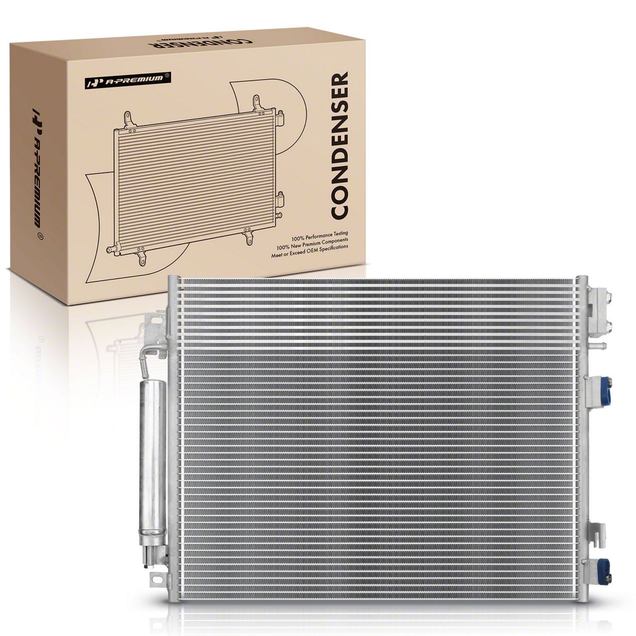 Challenger A/C Condenser with Receiver Drier (09-10 Challenger) - Free ...