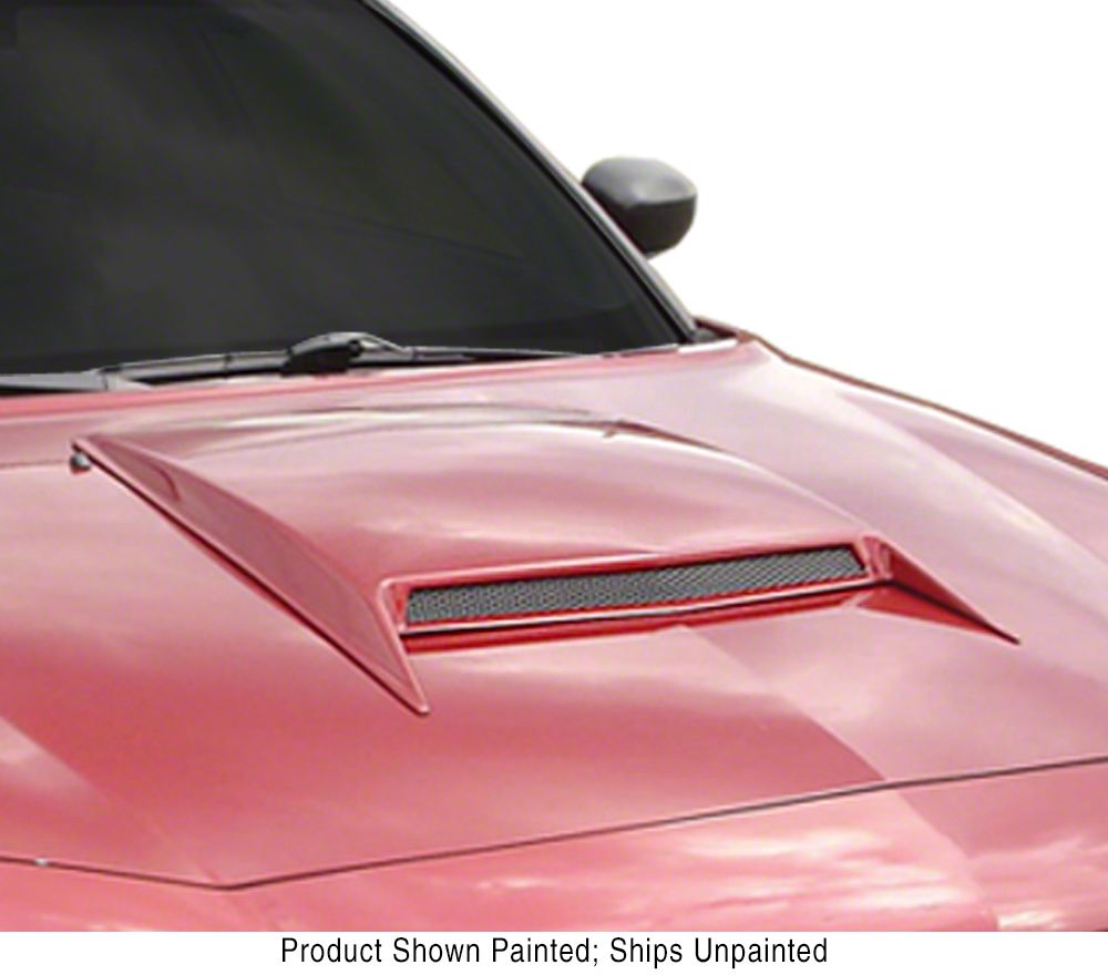 Challenger ABS Large Hood Scoop; Unpainted (08-22 Challenger) - Free ...