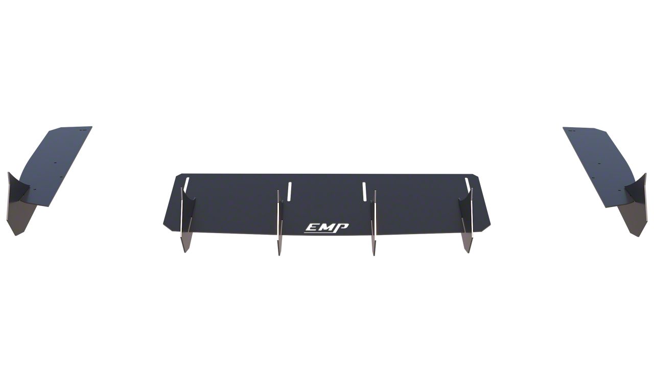 Challenger Aluminum Rear Diffuser; Matte Black (15-23 Challenger ...