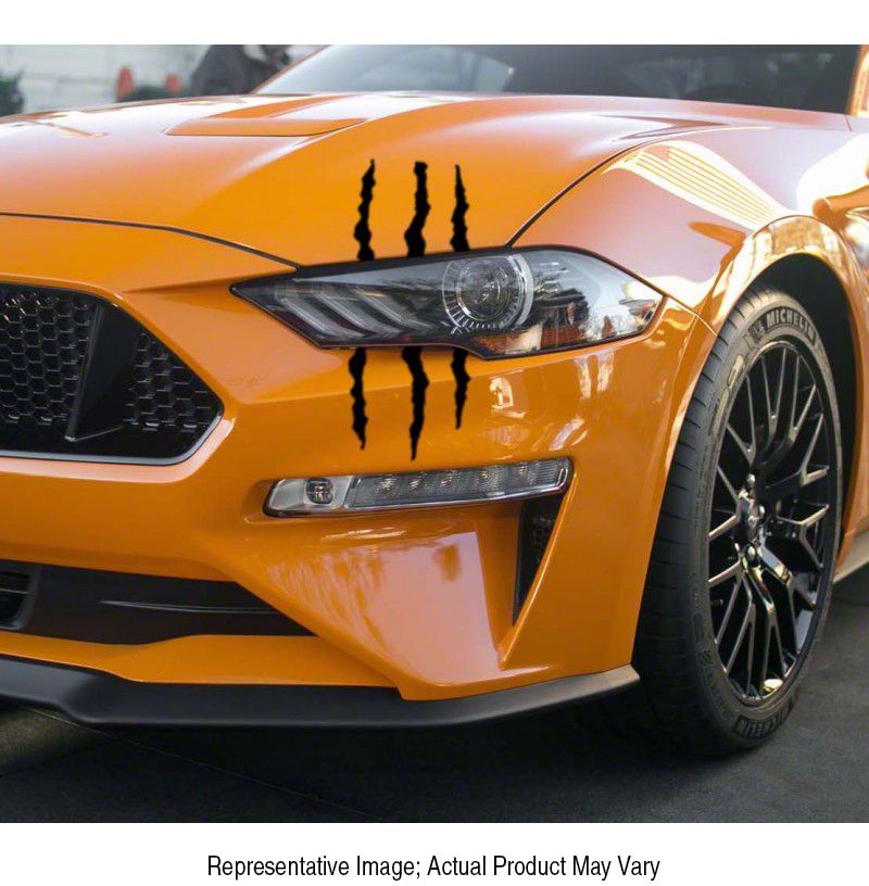 Challenger Battle Scars Decals; Gold (Universal; Some Adaptation May Be ...