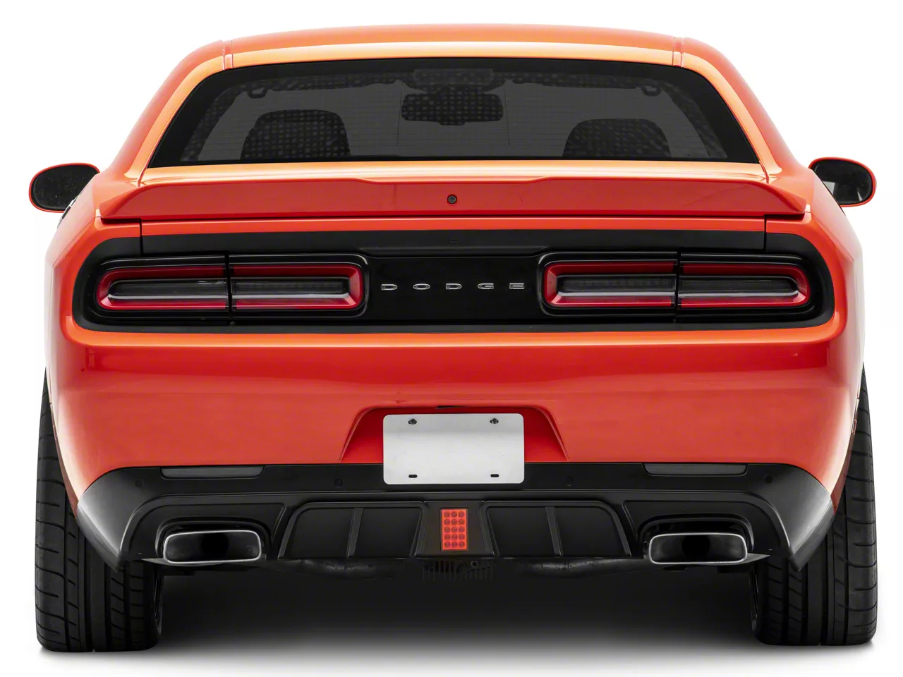 Challenger BL Style Rear Diffuser; Matte Black (15-23 Challenger ...