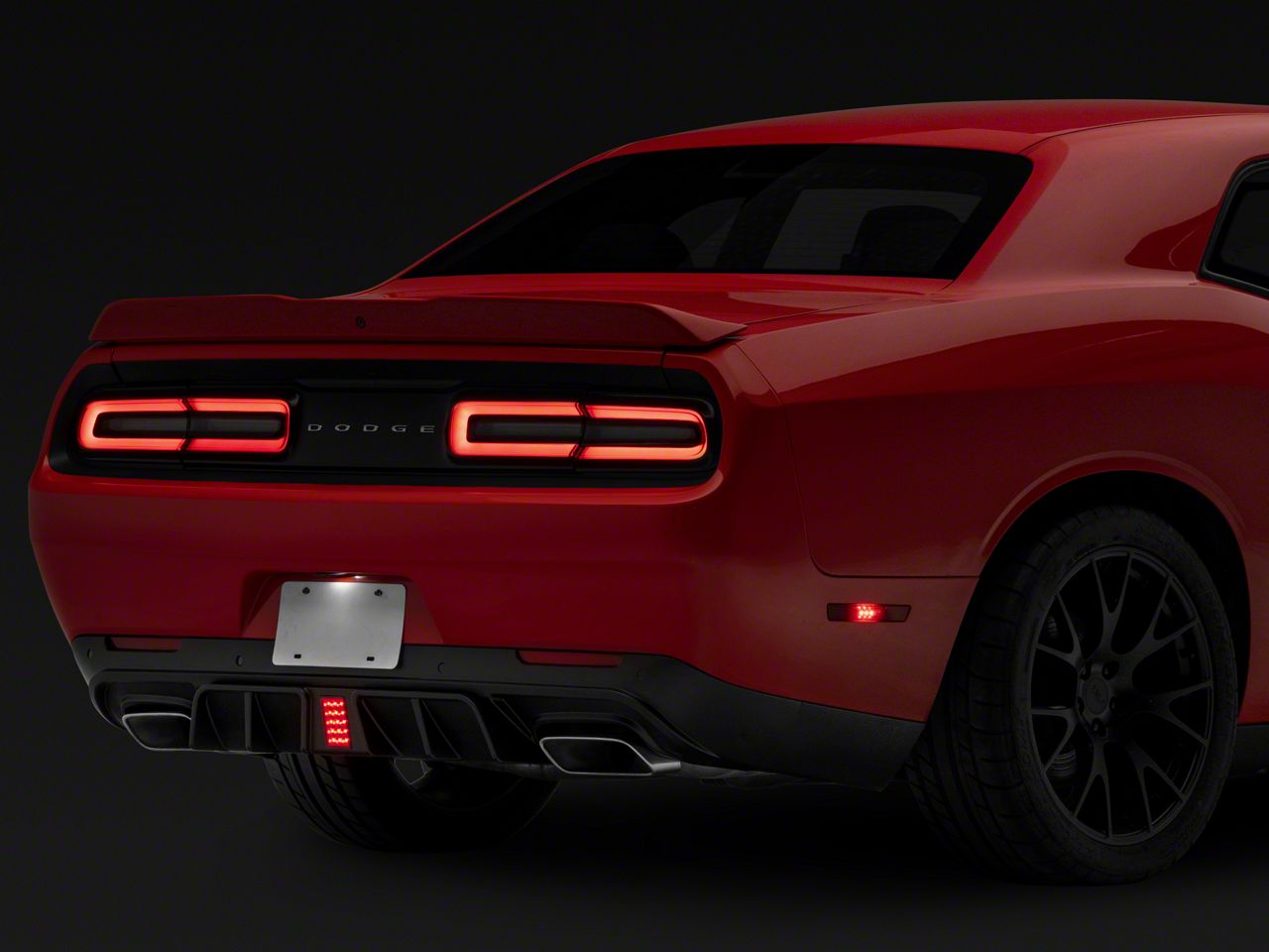 Challenger BL Style Rear Diffuser; Matte Black (15-23 Challenger ...