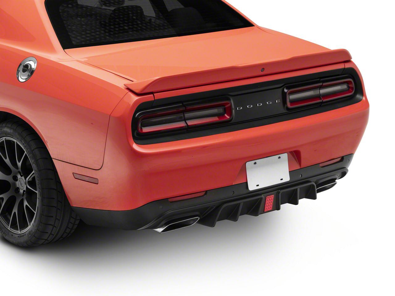 Challenger BL Style Rear Diffuser; Matte Black (15-23 Challenger ...
