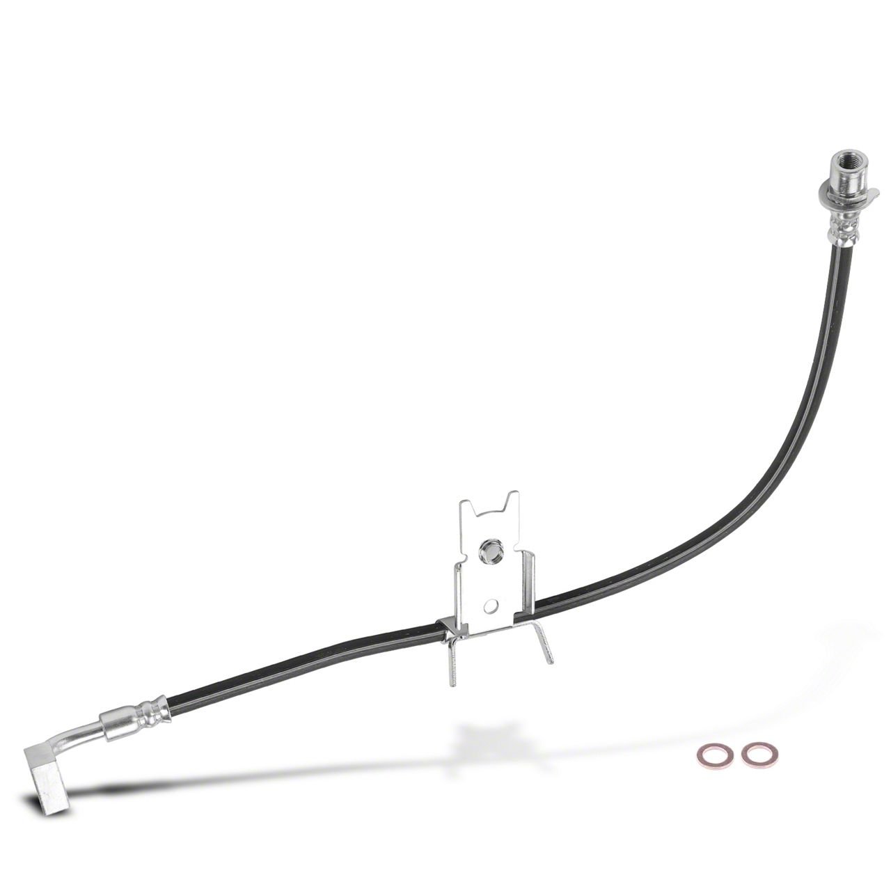 Challenger Brake Hydraulic Hose; Front Driver Side (12-23 3.6L, 5.7L ...