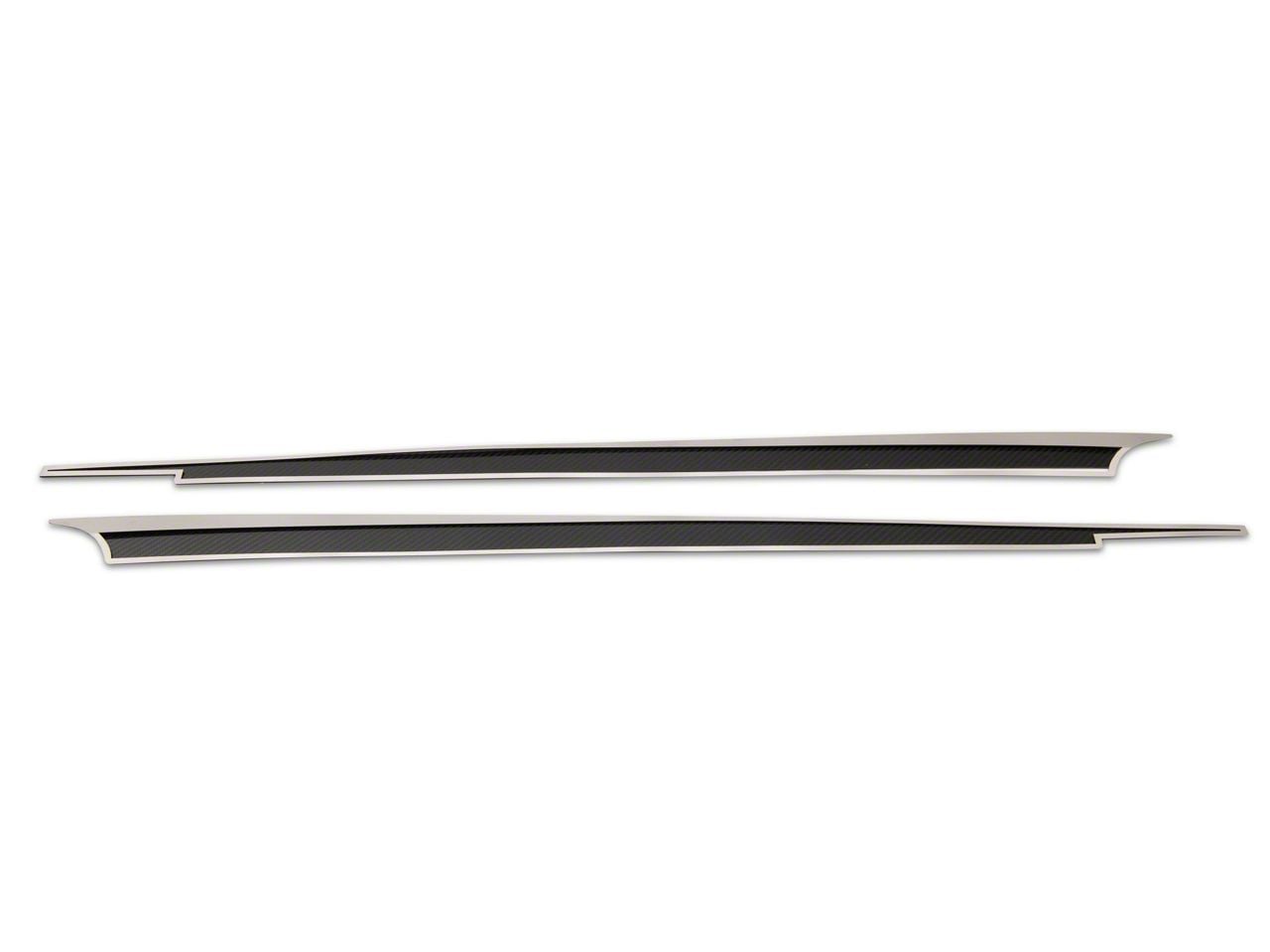 Challenger Carbon Fiber Fender Caps (08-23 Challenger) - Free Shipping