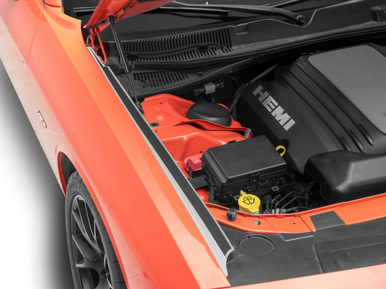 Challenger Carbon Fiber Fender Caps (08-23 Challenger) - Free Shipping