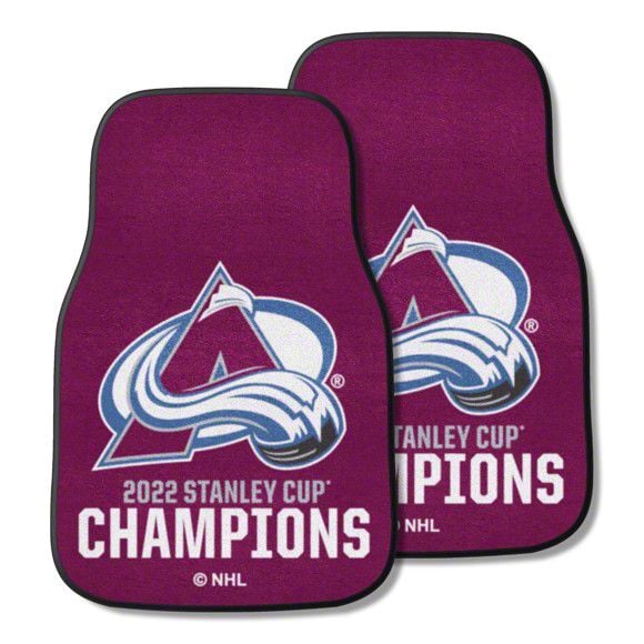 Challenger Carpet Front Floor Mats with Colorado Avalanche 2022 Stanley ...